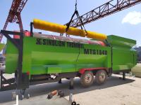China Favorable Mobile Topsoil Trommel Screen Vibrating Rotary Sittler Screen for Fertilizer for sale