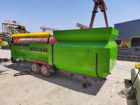 China Favorable Mobile Topsoil Trommel Screen Vibrating Rotary Sittler Screen for Fertilizer for sale