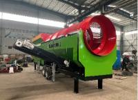 China Function Screening Mobile Trommel Screen for Separation of Topsoil Compost Gravel Sand for sale