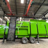 China Farms 33.2kw Motor Big Capacity MTS 2050 Mobile Trommel Sieve for Compost Rotary Drum for sale