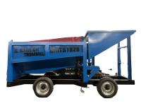 China Sustainable Drum Screen Gold Washing Plant Alluvial Mobile Mining Separation Small Sieving Mine for sale