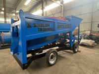 China Sustainable Drum Screen Gold Washing Plant Alluvial Mobile Mining Separation Small Sieving Mine for sale