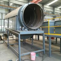 China Large Capacity Stationary Waste Composting Machine with Convenient Hopper Storage Bin for sale