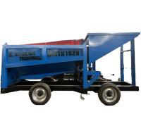China 98% Efficiency Mobile Gold Sand Separator Mining Trommel Machinery Washing Plant for sale