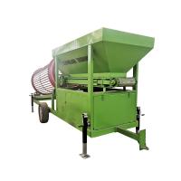 China Mobile Wood Chips Sifter Screen and Small Compost Organic Fertilizer Sieving Machine for sale