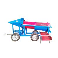 China 5-10t/h Small Scale Gold Washing Plant Mobile Trommel Screen for Mineral Separation for sale