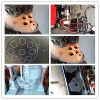 China AC Motor Hexagon Charcoal Extrude Stick Briquette Machine with Design 800-1000kg Per Hour for sale