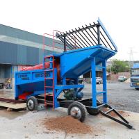 China Mobile Gold Trommel Screen Machine Wash Plant Customizable Packing / Graphic / Sieve for sale