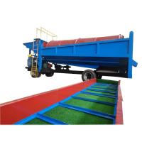 China 6500 KG Gold Machinery Separator Mobile Gold Trommel Wash Plant for sale