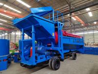 China Portable Washing Plant 100 Ton Gold Wash Plant Trommel Screen with Gravity Separator for sale
