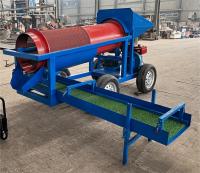 China 220V Mini Scale 5-10 Tons Alluvial Gold Washing Plant Mobile Gold Mining Trommel Screen for sale