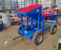 China Portable Trommel Gold Mining Machine for Alluvial Sand Gold Separation 400 KG Capacity for sale