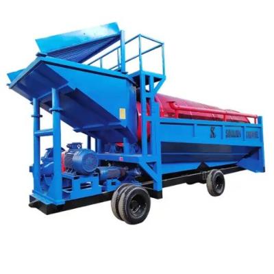China 3200*1400*1900 Scale Trommel Screen Gold Ore Mining Equipment Miner Separator Rock Gold for sale