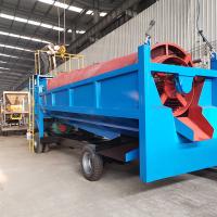 China High Capacity 100 Tons Alluvial Gold Separator for Double Screen Rock Gold Wash Plant for sale