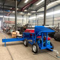 China 220V/380V/440V Voltage Portable Placer Gold Mobile Trommel Screen with Easy Operation for sale