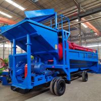 China 8000*2200*4000 Big Scale Trommel Screen Gold Ore Mining Equipment Miner Separator Rock Gold Washing Plant for sale