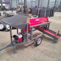 China 5-10T/H Capacity Mine Sieving Plant Placer River Gold Mining Equipment Trommel Screen for sale