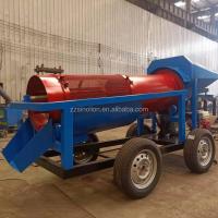 China Alluvial Gold Separation Mining Equipment Mobile Trommel Screen for Farms Design for sale