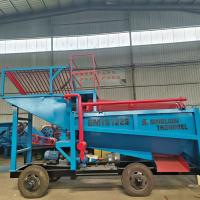 China Highly Mobile Trommel Gold Washing Plant for Alluvial Gold Separation Mining Equipment for sale