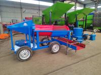 China Steel Plate Punch Hole Industrial Mining Machinery Trommel Screen for Gold Separating for sale