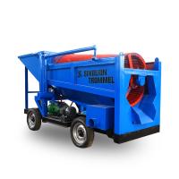China Small Scale Metal Mining Machinery Plants Gold Separator Machine Trommel Washing Plant for sale