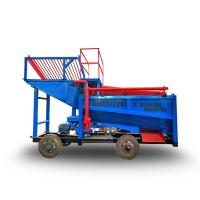 China Mobile Trommel Gold Washing Plant for Alluvial Gold Processing Line Mining Equipment for sale
