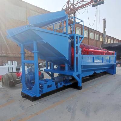 China 150-200t/h Steel Gold and Diamond Trommel Plant for River Mining Processing Equipment for sale