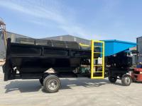 China 80-150t/h Mobile Alluvial Gold Ore Wash Plant Trommel Washer with All-in-One Function for sale