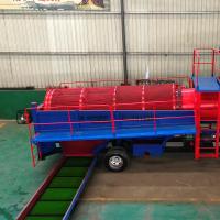 China 200 Tph Alluvial Gold Trommel Washing Plant with Diamond Mining Equipment in Ghana for sale