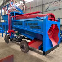 China 30-50t/h High Recovery Rate Gold Trommel Australia for Easy Portable Mobile Screening for sale