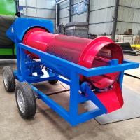 China 5-10T/H Capacity Alluvial Gold Washing Trommel Screen for Small Scale Gold Mining for sale