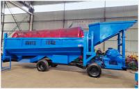 China Portable Gold Washing Plant Mobile Trommel Screen Machine Prices with Steel Material for sale