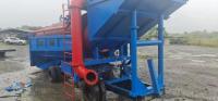 China Mobile Gold Washing Plant with Customizable Discharge Size Sand Rotary Trommel Screen for sale