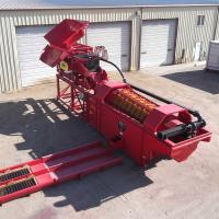 China Red 100tph Trommel Drum Screen for Large Capacity Alluvial Gold Washing Plant Sale for sale