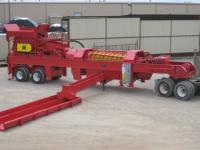 China Red 100tph Trommel Drum Screen for Large Capacity Alluvial Gold Washing Plant Sale for sale