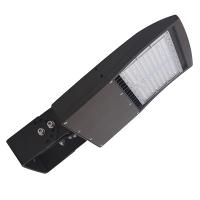 China 100W DLC LED Shoebox Light 14000LM 5000K Outdoor Pole Mount with Slip Fitter for sale