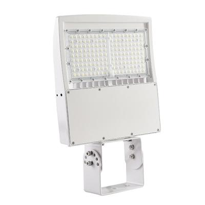 China 150W LED Flood Light 5000K White Trunnion Mount AC100-277V IP65 Waterproof DLC for sale