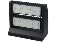 China 80W LED Wallpack Light 5000K DLC Listed IP65 Die Cast Aluminum 100-277V for sale