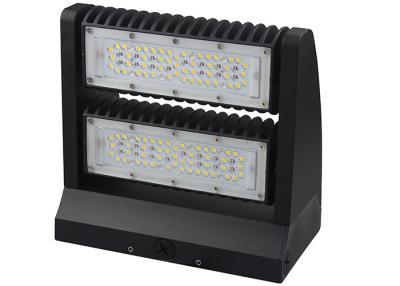 China 80W LED Wallpack Light 5000K DLC Listed IP65 Die Cast Aluminum 100-277V for sale