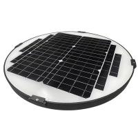 China 30W 12V IP66 Waterproof Post Top LED Solar Lights 100LM/W 3000LM for sale