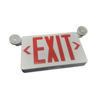 China White 120V Emergency Exit Lights , 3W Emergency Exit Sign Lights With Battery Backup for sale
