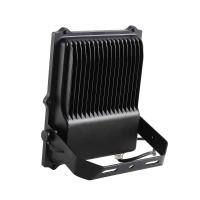 China 80W 100-277V Black Waterproof LED Flood Light IP65 5000K with U Bracket for sale
