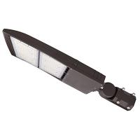 China DLC Certified 300W 120V 5000K LED Shoebox Lights Brown Color for sale