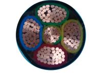 China Low Voltage Power Cable Distribution cables 0.6/1 kV PVC Insulation PVC Sheathed 5 Core Unarmoured and armoured for sale