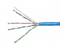 China Blue Jacketed Copper Lan Cable 4 Pair UTP Cat6 Network Cables 305m for sale