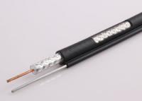 China CCS RG11 Copper coaxial cable with Steel Messenger Cable 60% and 40% Aluminum Braiding for sale