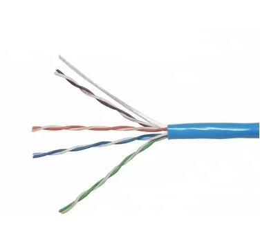China Blue Jacket Copper Lan Cable 4 Pairs UTP Cat6 Internet Ethernet Network Cables for sale