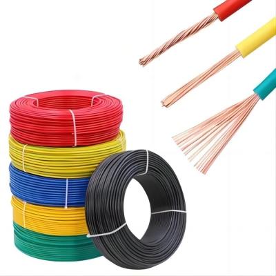 China Copper Building Wire PVC Insulated 300/500V for Indoor Outdoor Use for sale