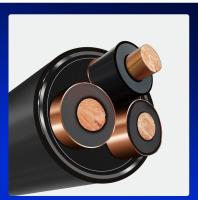 China Power Distribution Medium Voltage Power Cables in Black Jacket Color for Distribution for sale