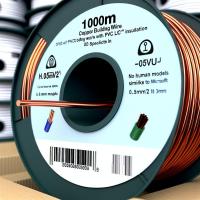 China 100m Copper Building Wire PVC Insulated 0.5-25mm2 H05V2-U for sale